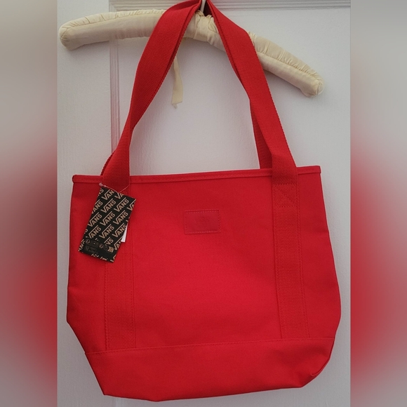 Vans | Bags | Nwt Vans Pergs Midi Tote Racing Red Bag | Poshmark